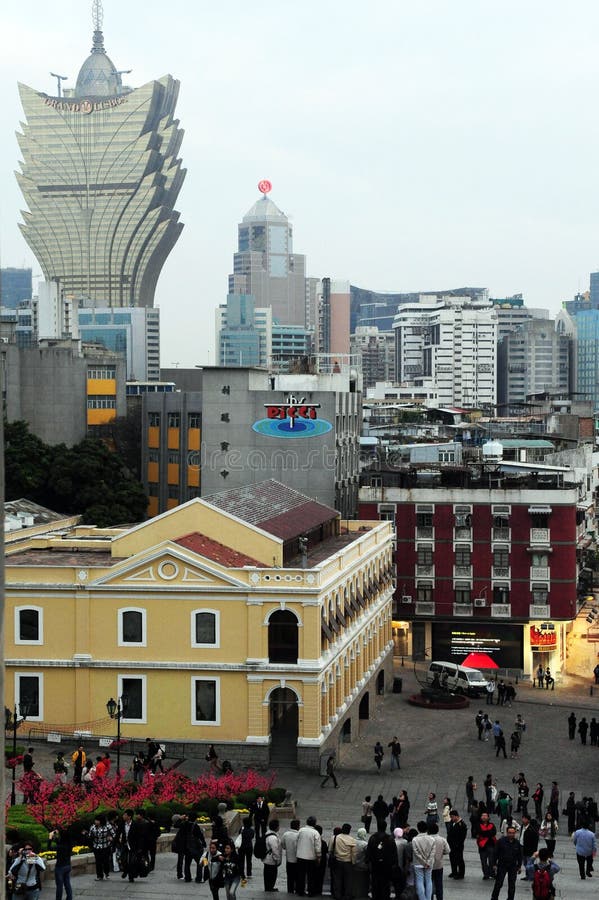 Macau Historic Center editorial stock photo. Image of colony - 28705573