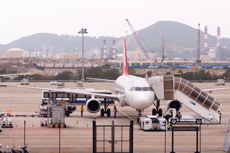Macau International Airport Editorial Photography - Image of cloud ...