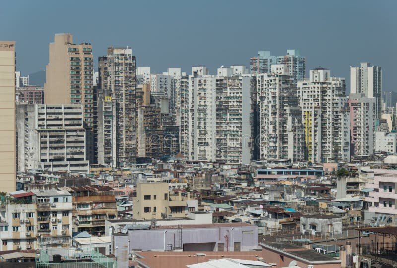 Macau old town stock photo. Image of asian, scenery, attraction - 90265022