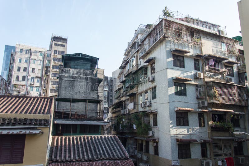 Macau old town editorial image. Image of scenery, famous - 90265045