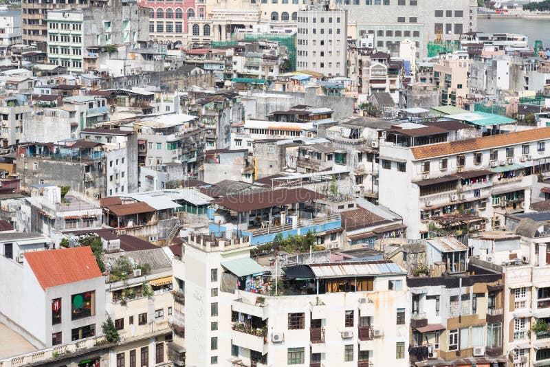 Macau Residential High Density Stock Image - Image of china, issues ...