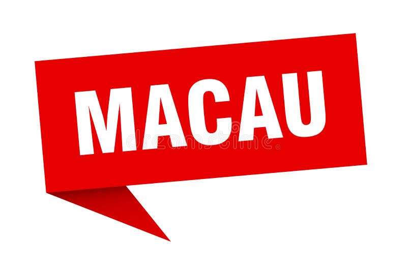 Macau Sticker. Macau Signpost Pointer Sign Stock Vector - Illustration ...