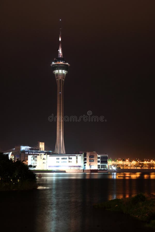 Macau tower stock image. Image of macau, casino, ocean - 13915265