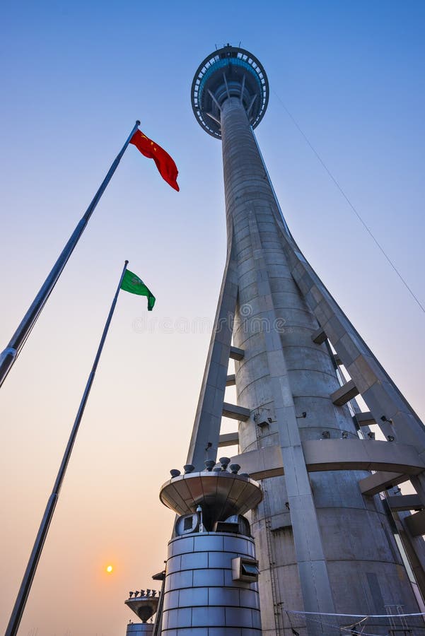 Macau Tower editorial stock photo. Image of architecture - 27244208