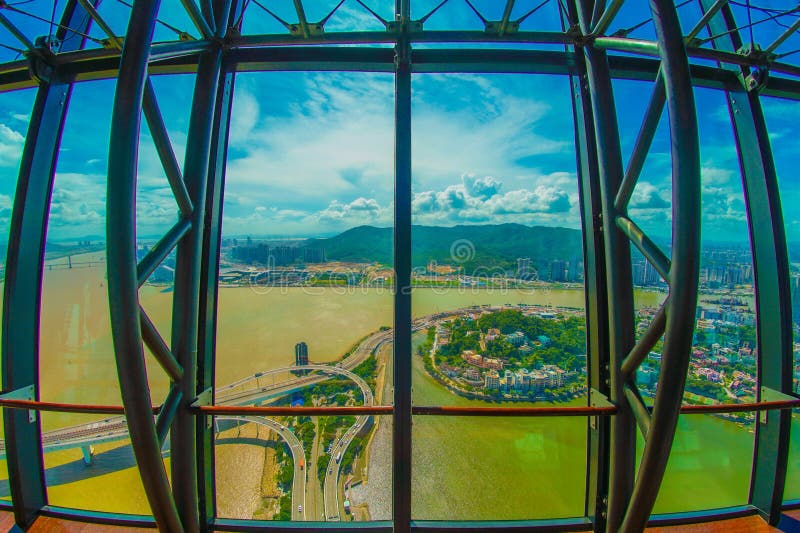 Macau tower scenery stock image. Image of cityscape - 337182597