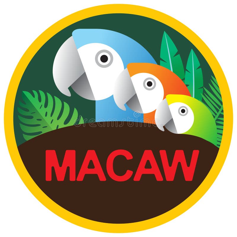 Macaw icon stock illustration. Illustration of colourful - 90514295