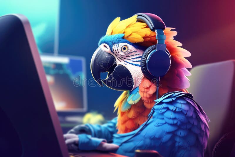 Parrot Computer Stock Illustrations – 750 Parrot Computer Stock ...