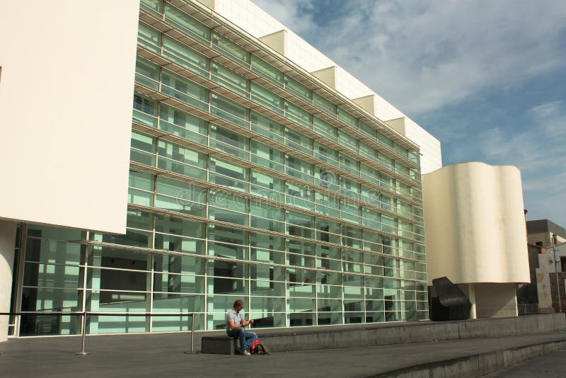 MACBA, Barcelona editorial photography. Image of cultural - 15342257