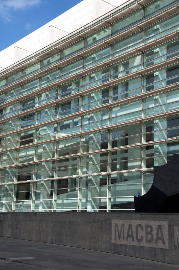 Macba Museum. Barcelona,Spain Editorial Image - Image of perspective ...