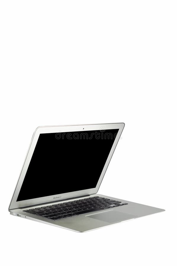 Macbook Air is Isolated in White Editorial Photography - Image of ...