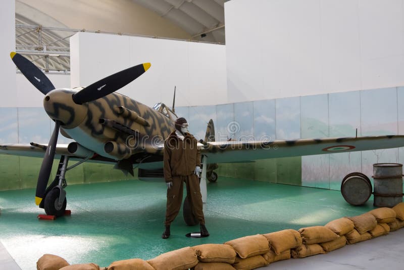 Macchi c 205 editorial image. Image of macchi, biplane - 13431275