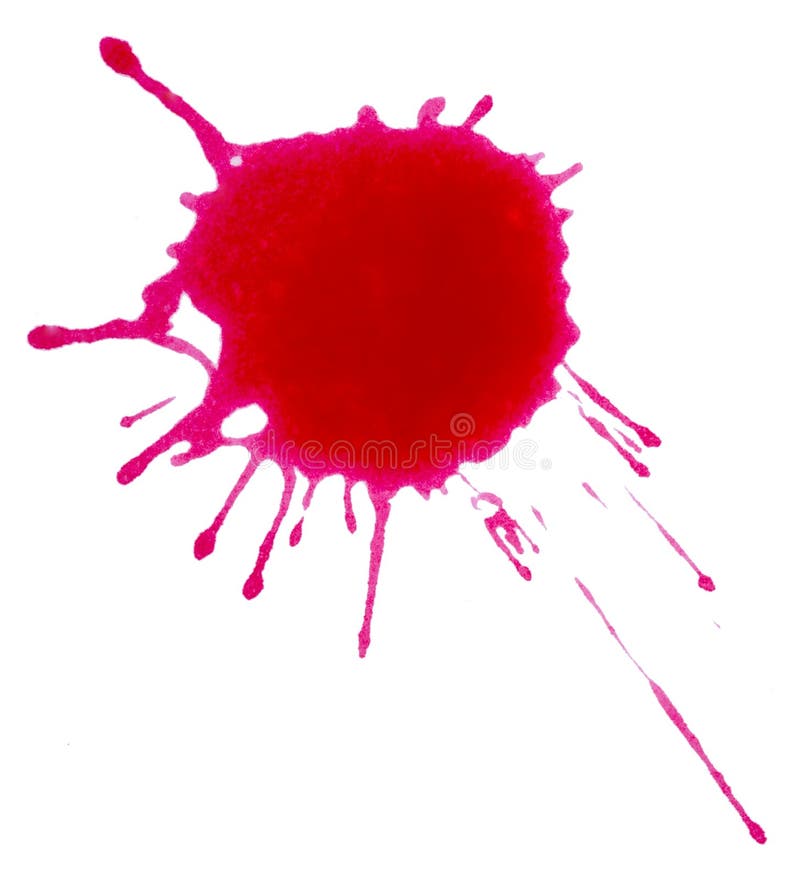 Macchia Astratta Di Colore Rosso Fotografia Stock - Immagine di ...