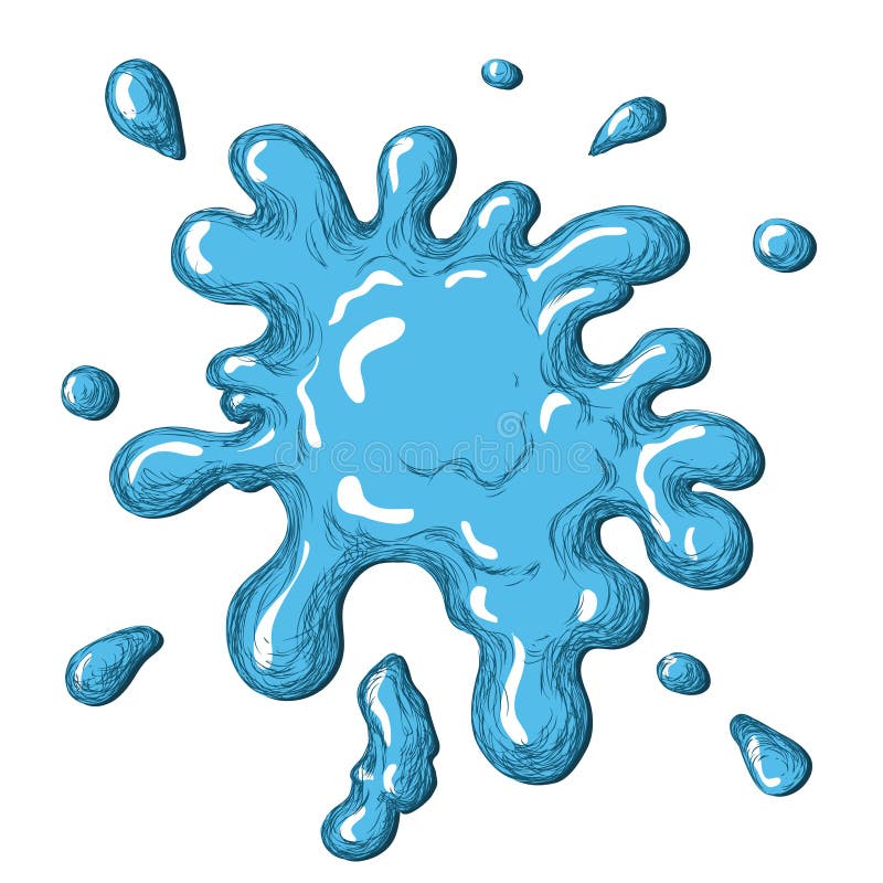 Macchia colorata illustrazione vettoriale. Illustrazione di goccia ...