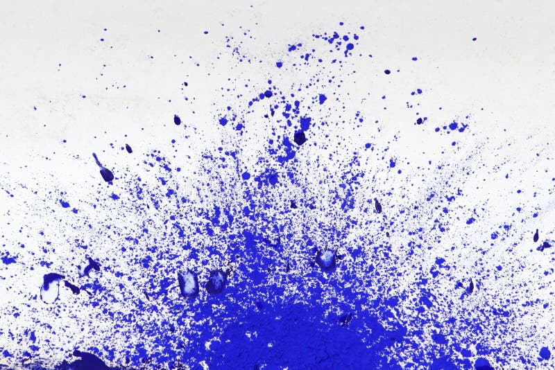 Macchia di vernice blu fotografia stock. Immagine di disegno - 61075686