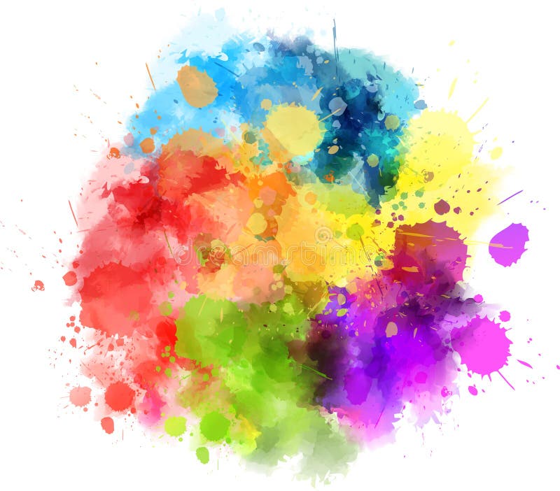 Blot Per Filettatura a Colori Illustrazione Vettoriale - Illustrazione ...