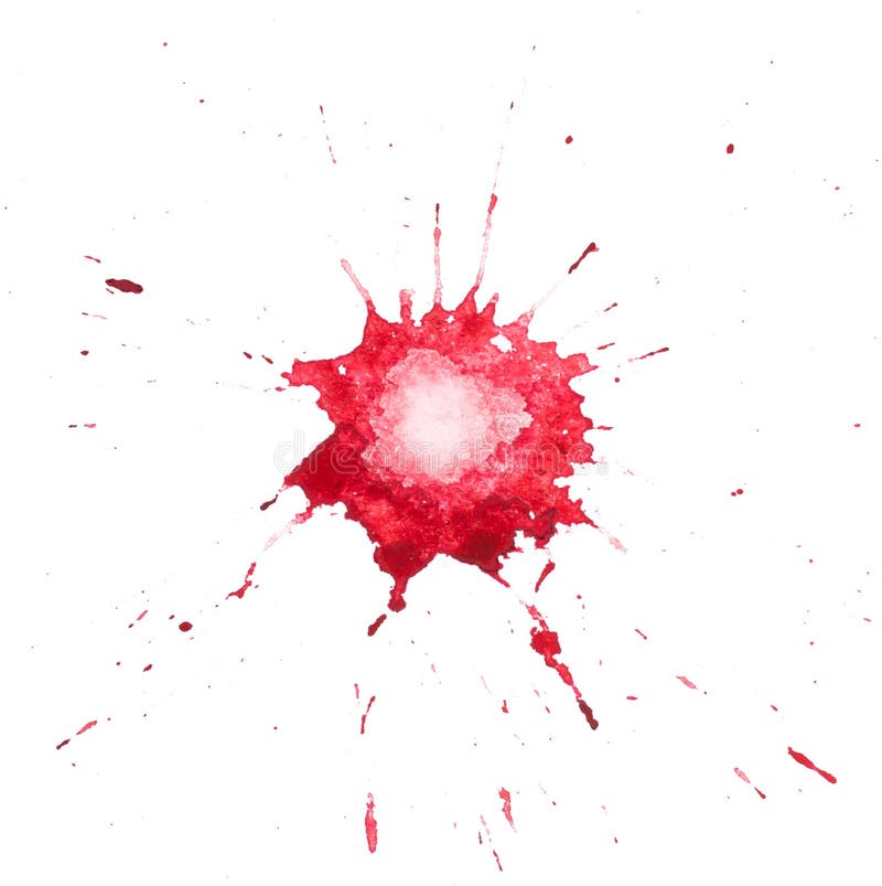 Macchia rossa illustrazione di stock. Illustrazione di disegno - 25852642