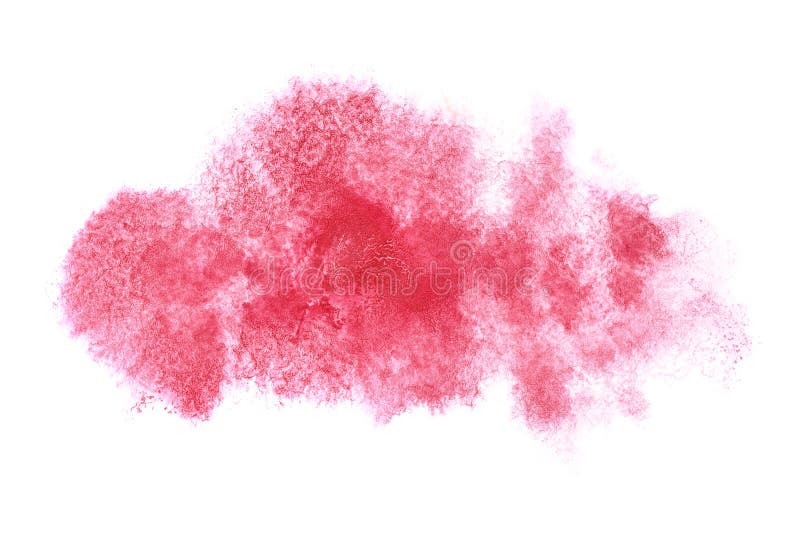 Macchia Rossa Dell'acquerello Illustrazione di Stock - Illustrazione di ...