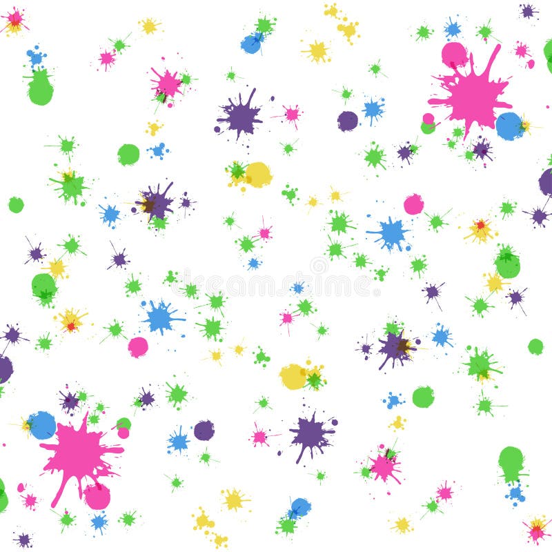 Macchie Colorate Su Sfondo Bianco Illustrazione Vettoriale ...