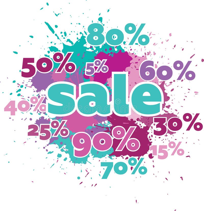 Macchie Dell'acquerello Nei Colori Luminosi Illustrazione Vettoriale ...