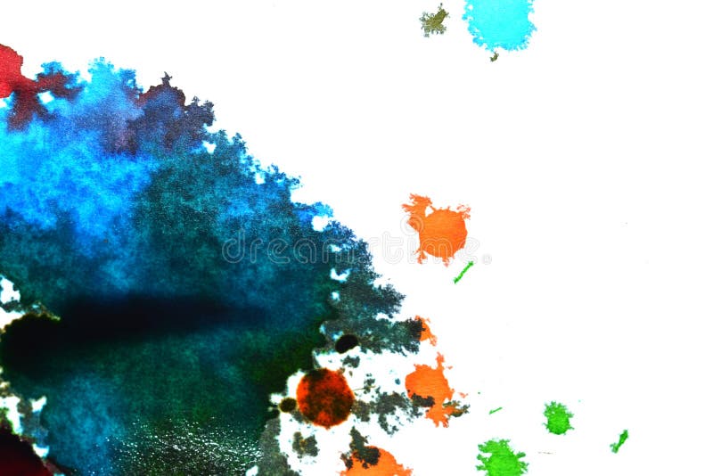 Macchie d'inchiostro fotografia stock. Immagine di colore - 64181304