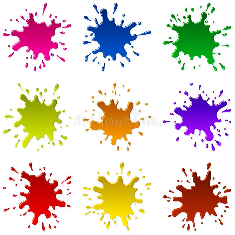 Macchie Multicoloured illustrazione vettoriale. Illustrazione di ...