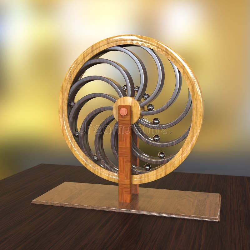Macchina Di Moto Perpetuo, Perpetuum Mobile Illustrazione di Stock ...
