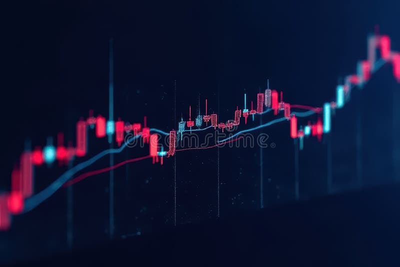 MACD Indicator Visualization Stock Illustration - Illustration of trend ...