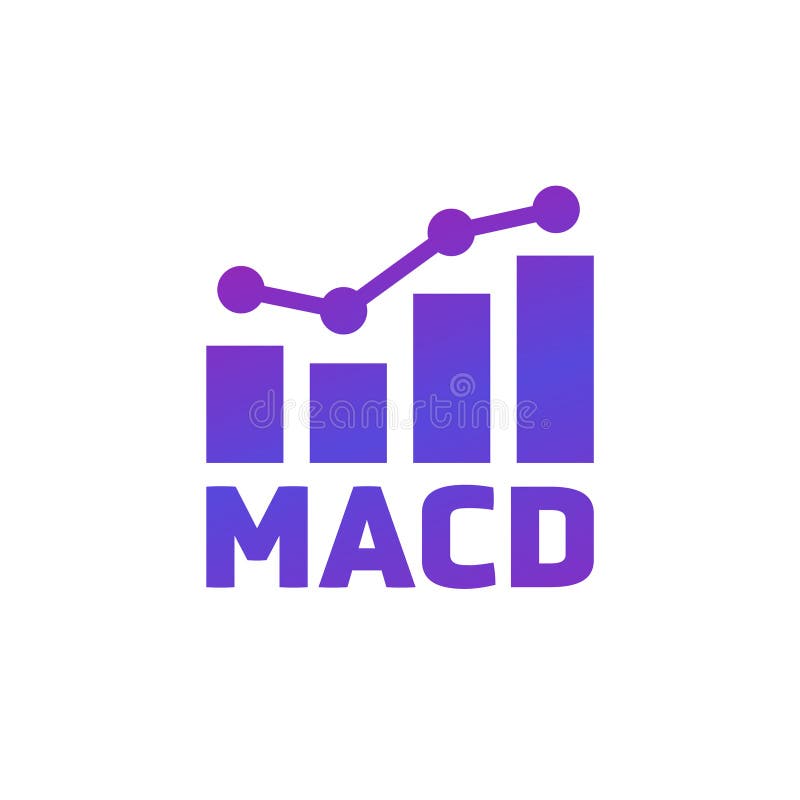 MACD Trading Indicator Icon, Vector Stock Vector - Illustration of ...