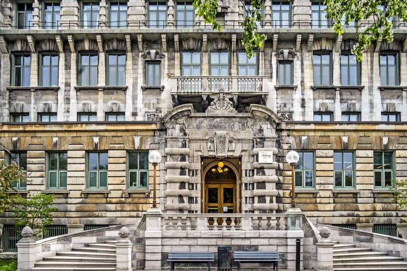 Macdonald Engineering Building Imagen editorial - Imagen de ofrecido ...