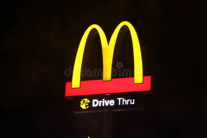 MacDonald s sign editorial stock image. Image of american - 142256549
