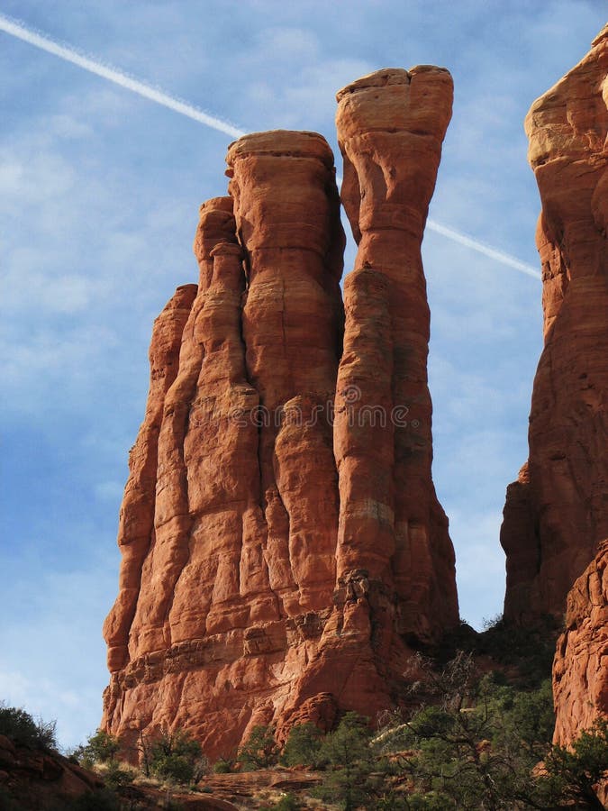 The Mace stock image. Image of mace, butte, vortex, arizona - 1899587