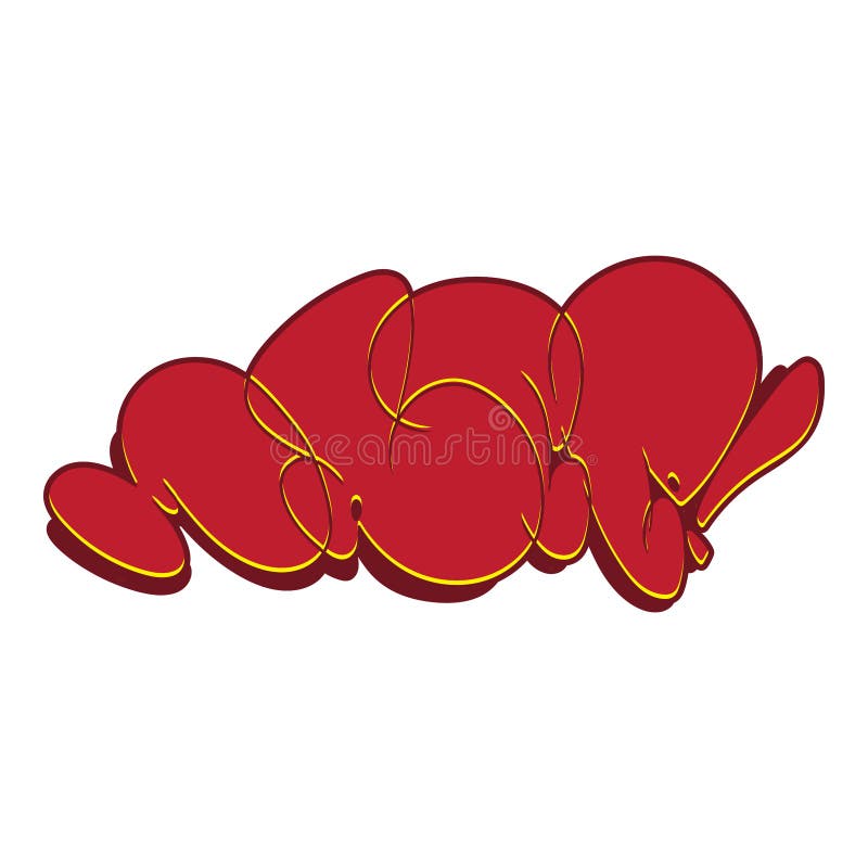 Mace graffiti stock vector. Illustration of script, graffiti - 264241119