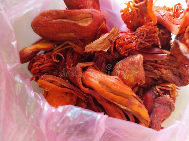 Mace Spices Called Rampatri in India Stock Image - Image of color, food ...