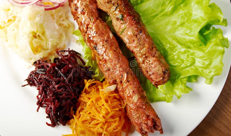 Macedonian Kebapi stock image. Image of tender, lamb - 274952287