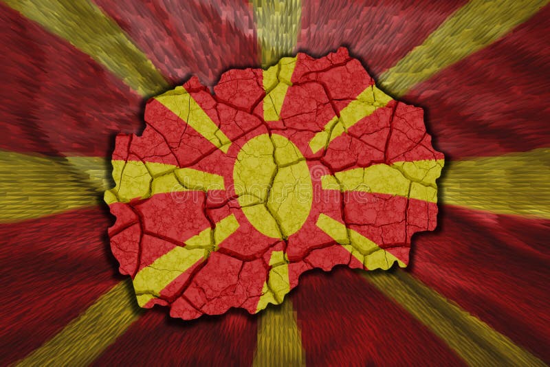 Macedonian Map stock illustration. Illustration of banner - 103041775