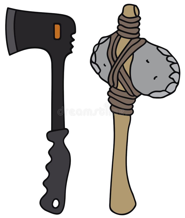 Machado ilustração do vetor. Ilustração de preto, companheiro - 41413491