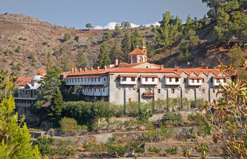 Machairas Monastery Cyprus stock photo. Image of devotion - 6636504