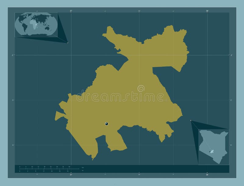 Machakos, Kenya. Solid. Capital Stock Illustration - Illustration of ...