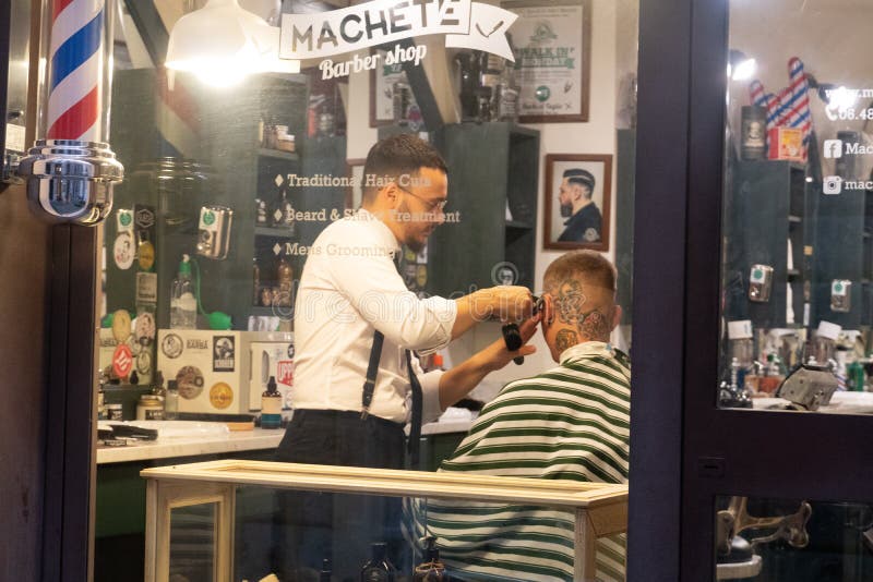 127 Barber Shop Front Window Stock Photos - Free & Royalty-Free Stock ...