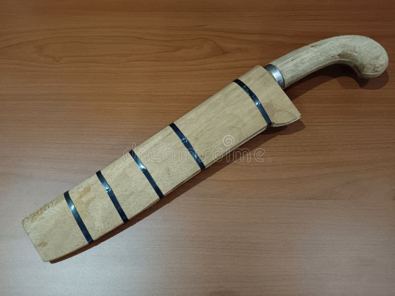 The Machete or Golok is a Famous Traditional Weapon in Indonesia Stock ...