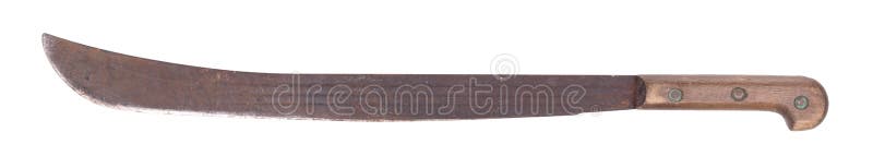 Machete grande aislado foto de archivo. Imagen de peligro - 139698184