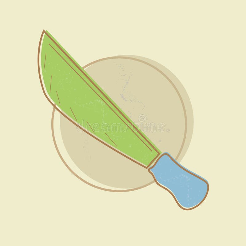 Machete. Vector Illustration Decorative Design Stock Vector ...