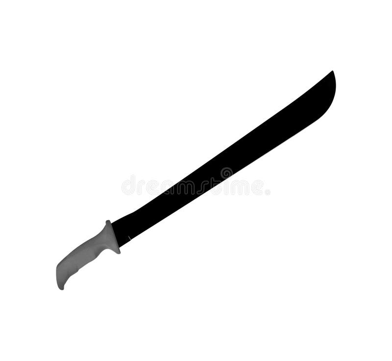 Lame Traditionnelle De Machette Image stock - Image du isolement ...
