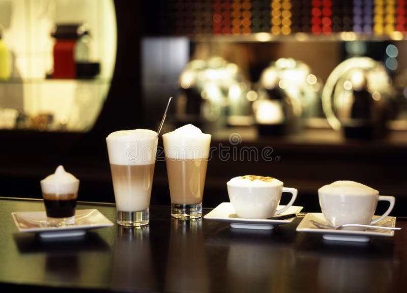 Machiato expresso stock image. Image of restaurant, milk - 23705113