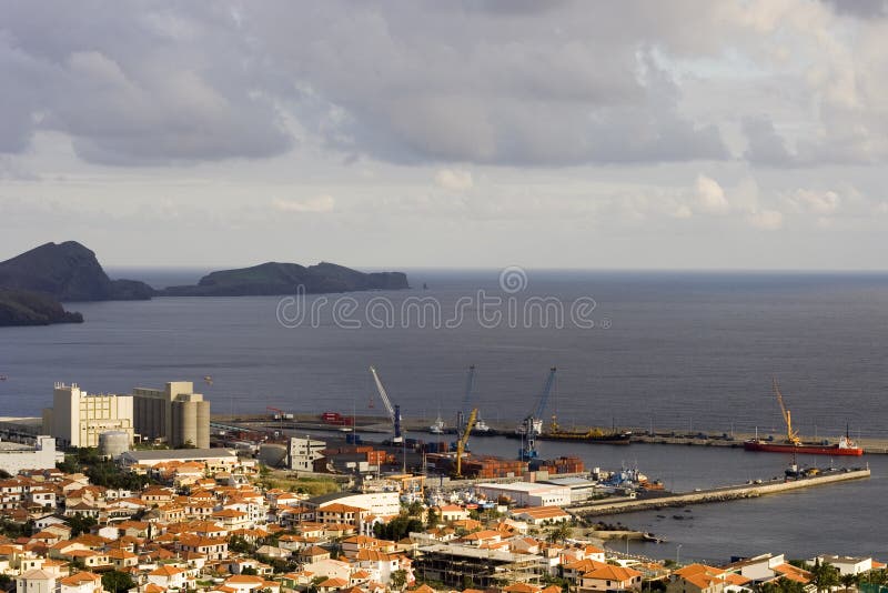 Machico harbor stock photo. Image of haven, climate, portugal - 4480756