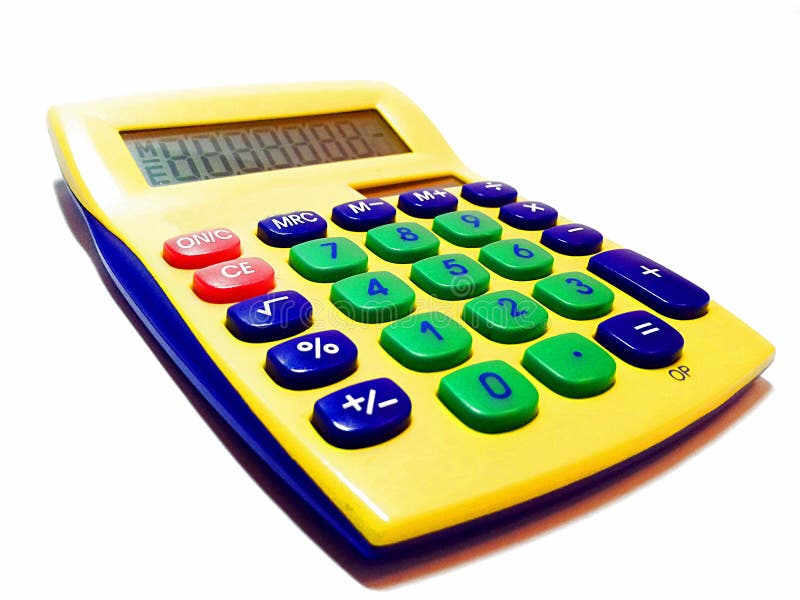 Machine à Calculer - Calculatrice Image stock - Image du maths, ajout ...