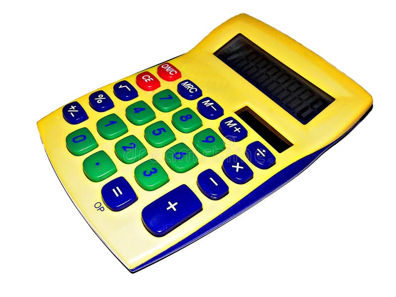 Machine à Calculer - Calculatrice Image stock - Image du maths, ajout ...