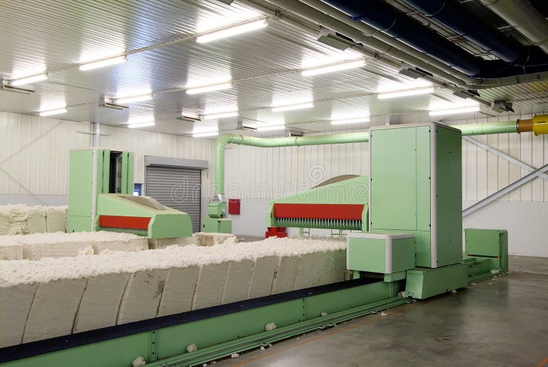 Machine à Filer De Coton Cardage Photo stock - Image of ligne ...