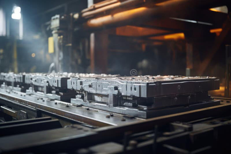 A Machine in Action, Performing Tasks on a Device. this Image Can Be ...