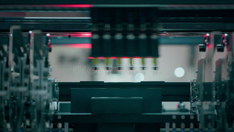 Installation of an Electronic Tire Pressure Sensor Stock Footage ...